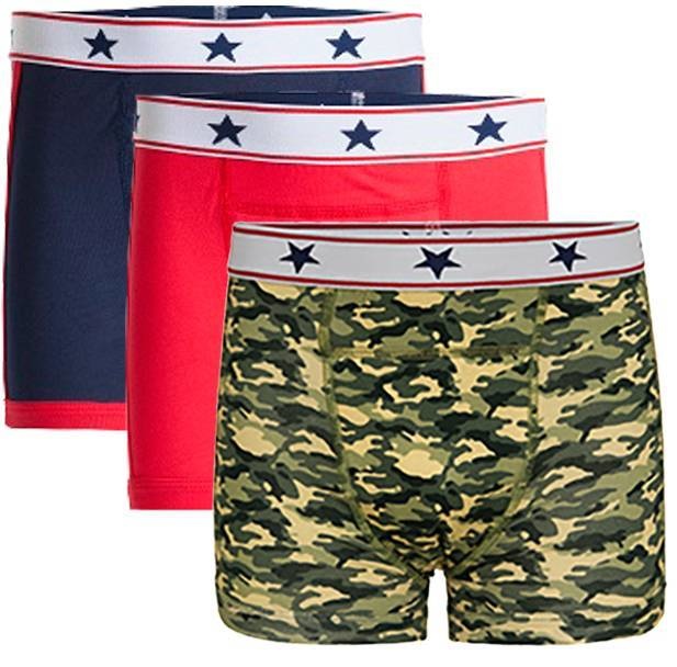 UnderWunder Boys Boxer | Blue/Red/Camouflage | Urifoon - urifoon-com