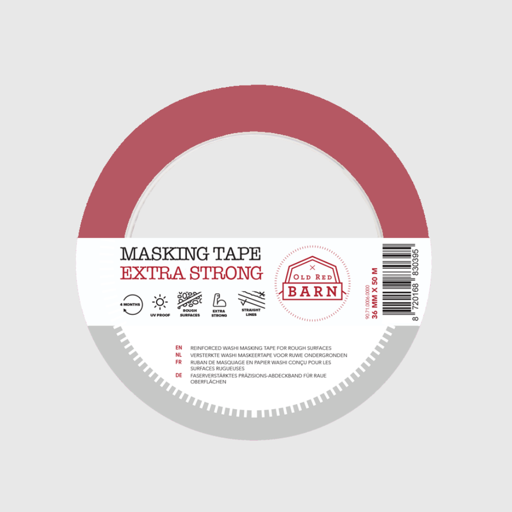 Old Red Barn - Masking Tape - Extra Strong - 36mm - Old Red Barn