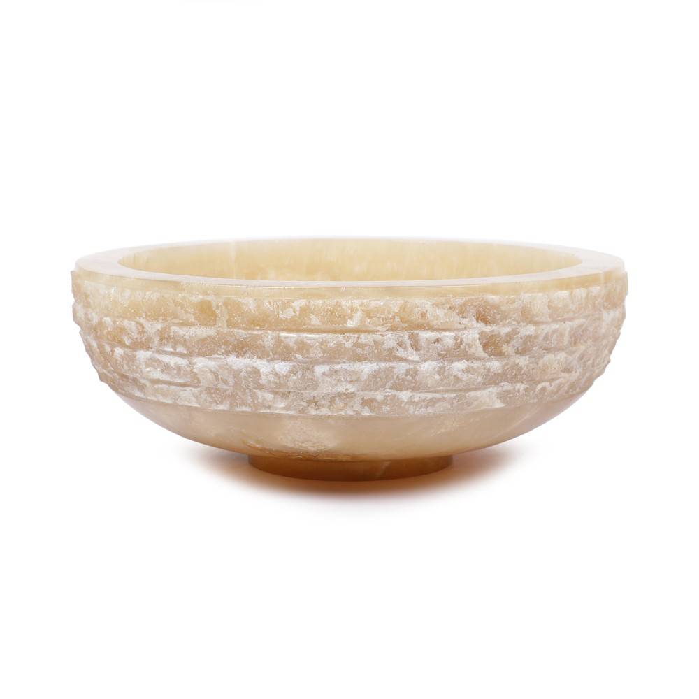 ONYX MARMER WASKOM ROND , 40 X 15 cm - Sanitear