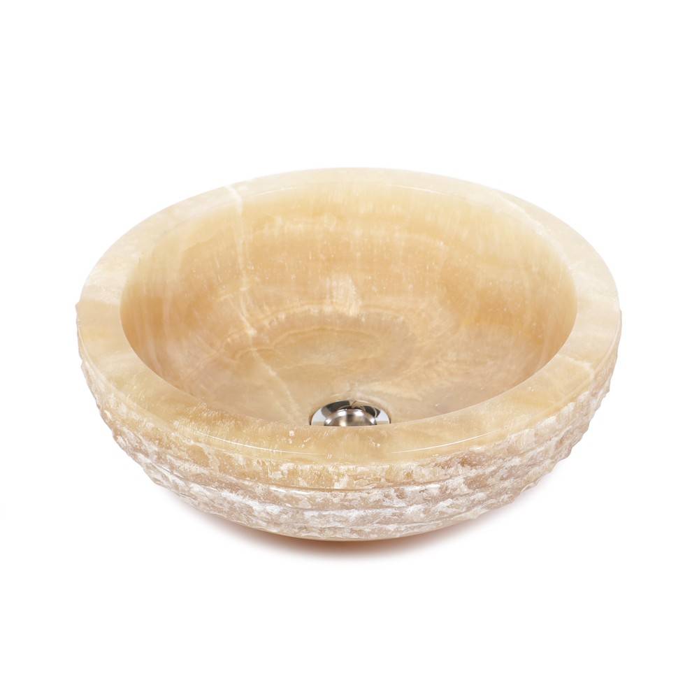 ONYX MARMER WASKOM ROND , 40 X 15 cm - Sanitear