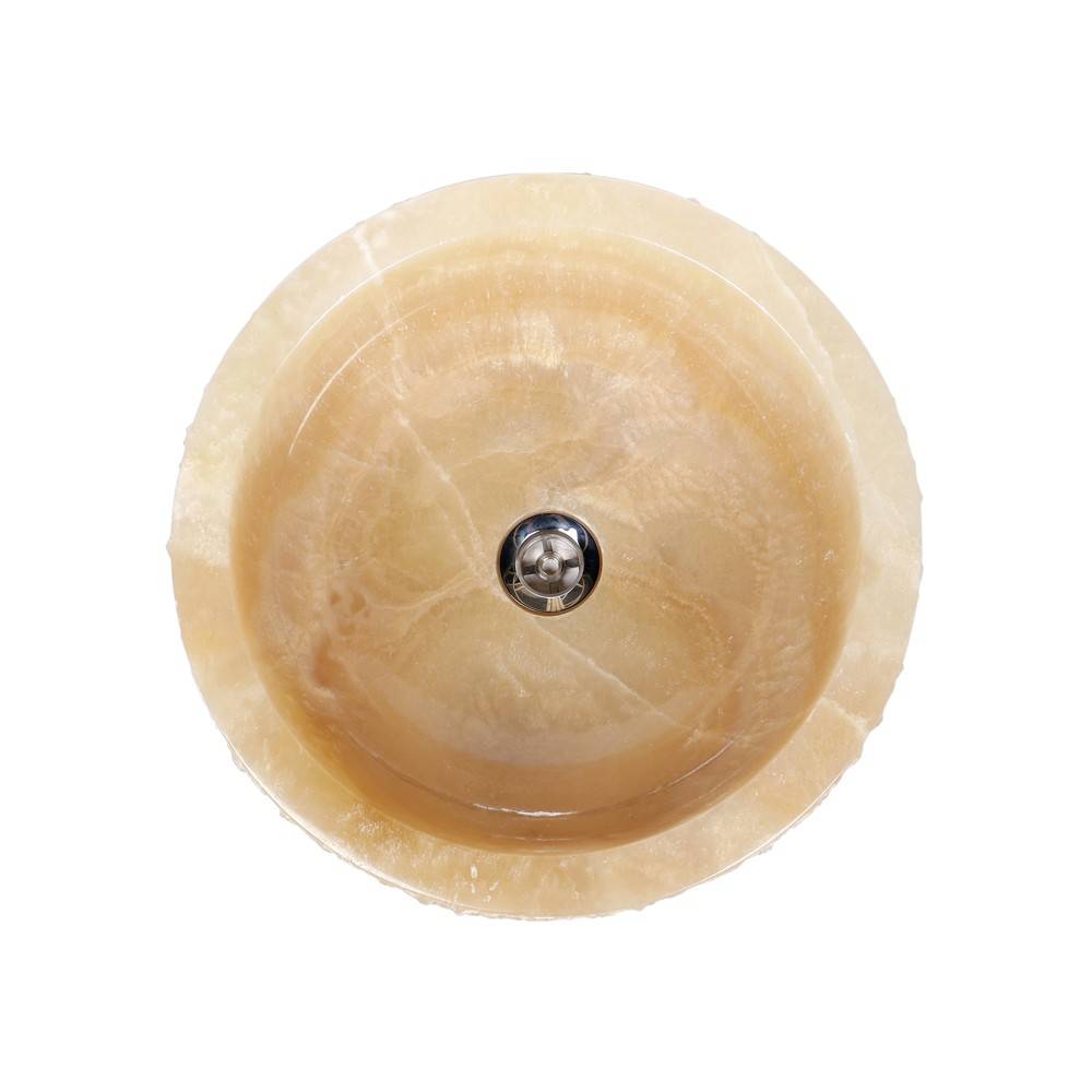 ONYX MARMER WASKOM ROND , 40 X 15 cm - Sanitear