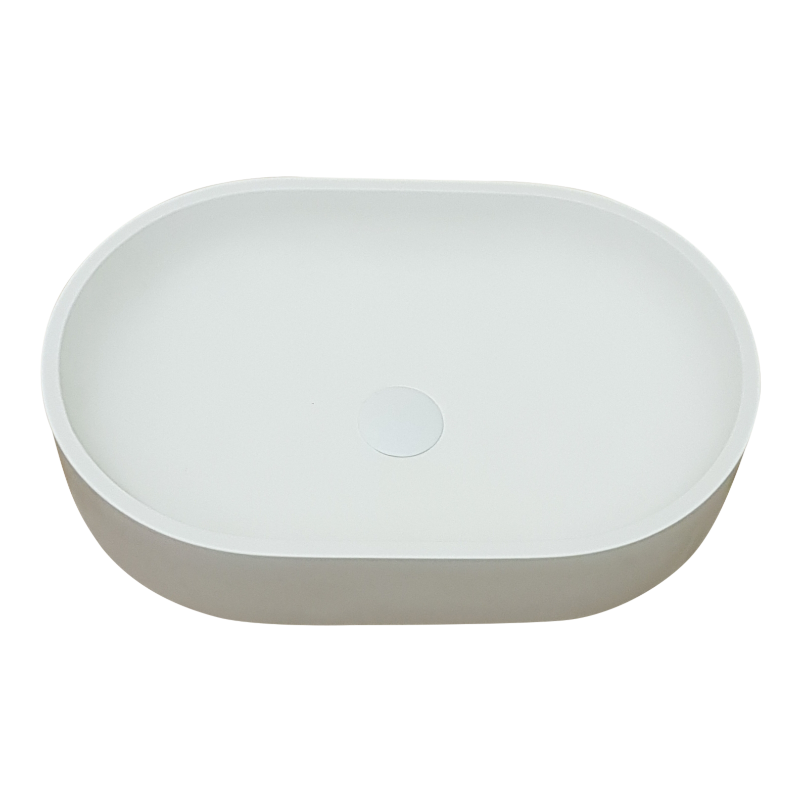 Solid surface waskom ovaal 55 x 36 x 13 cm - Sanitear