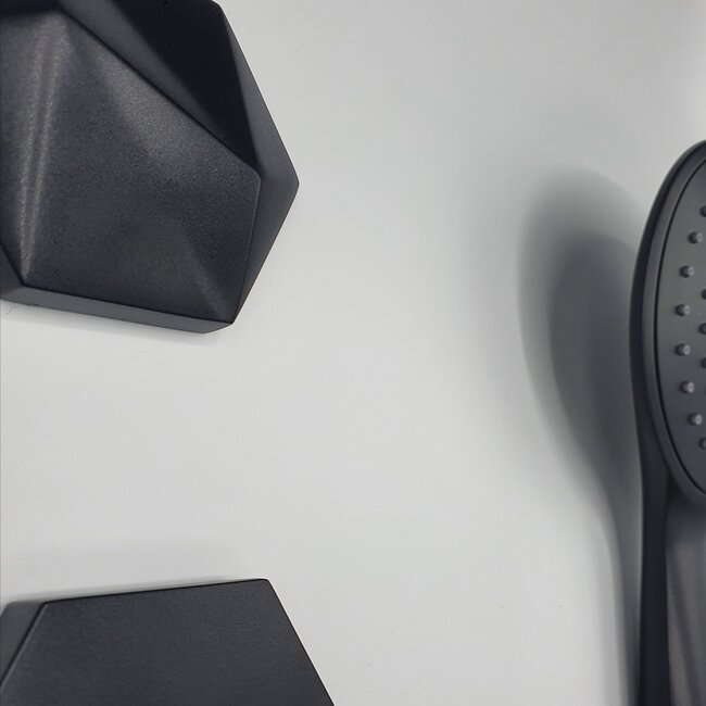 Utopia inbouw doucheset zwart - Sanitear