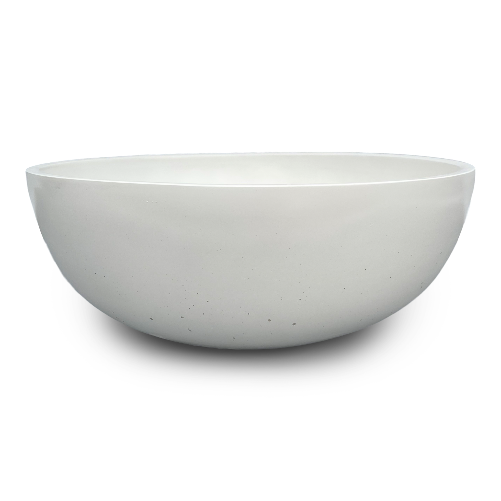 Waskom concrete wit 40x40x15 cm - Sanitear