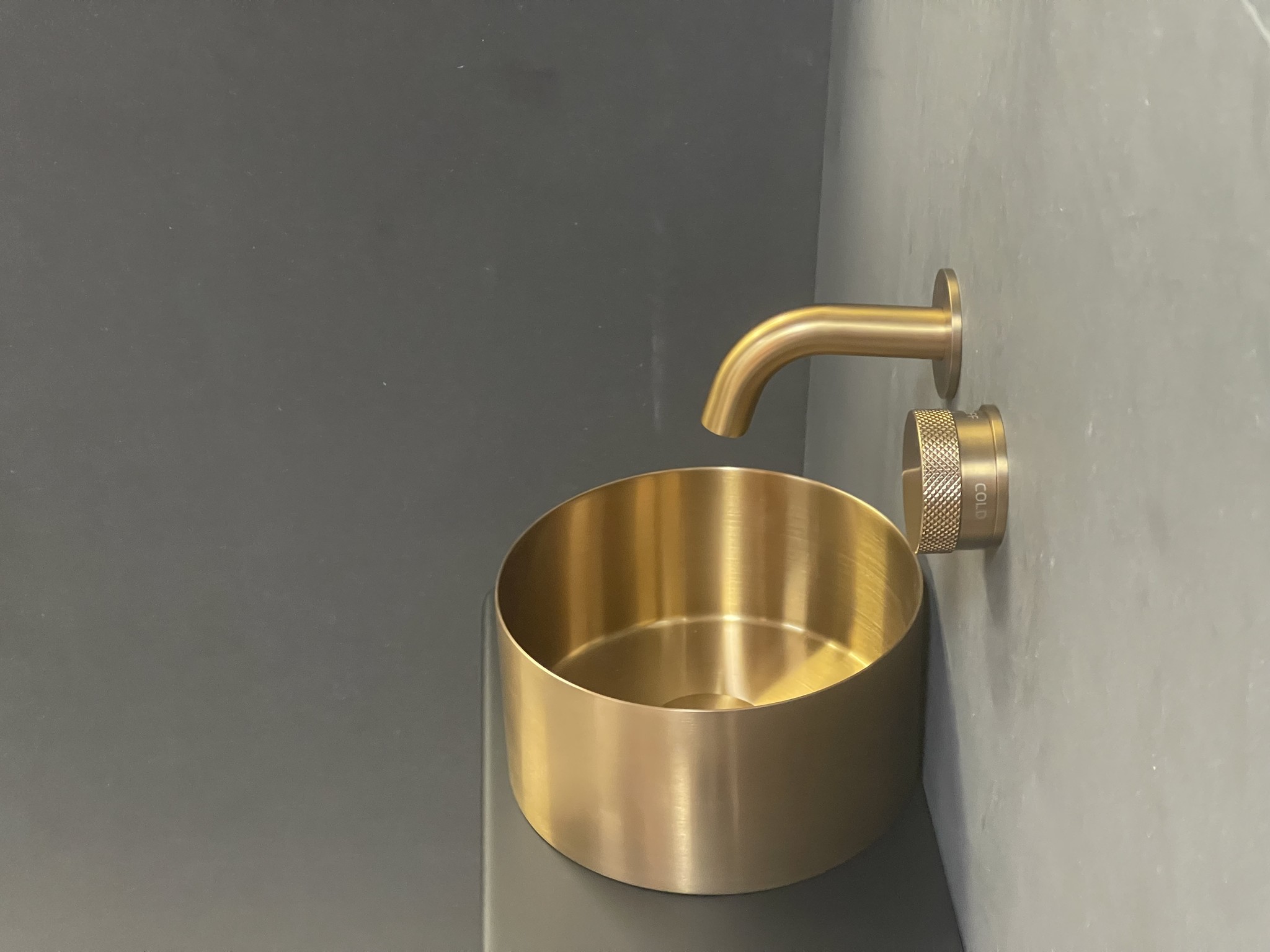 waskom rose goud I 21cm - Sanitear