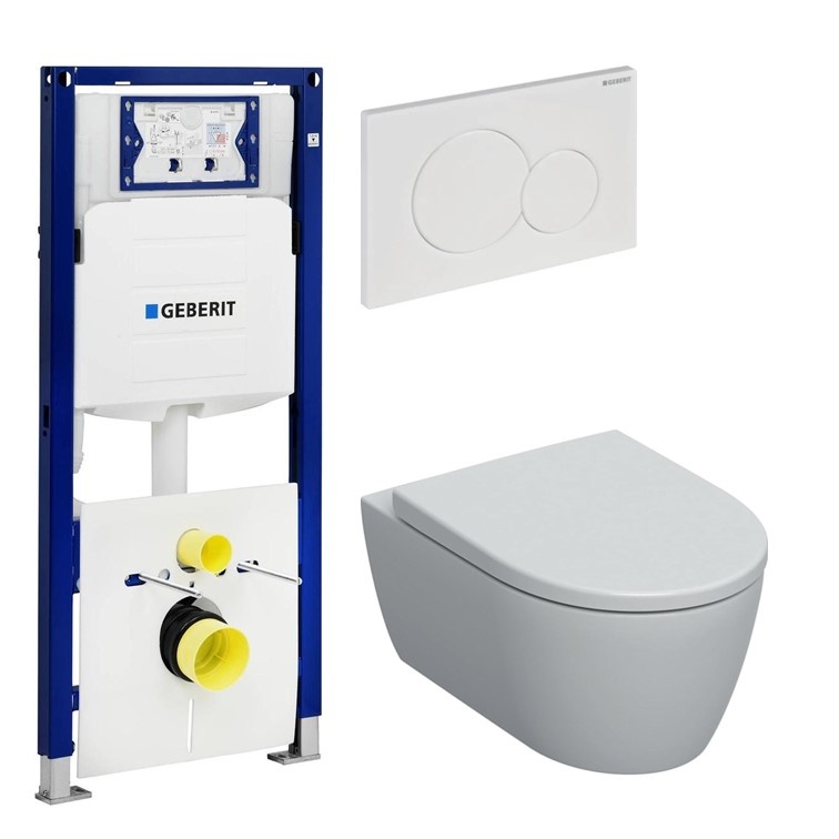 UP320 Toiletset met Geberit iCon Rimfree Toilet en Softclose Zitting ...