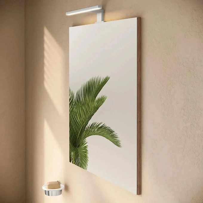 Vitra Mia 60 cm eiken badkamermeubelset - Natuurlijk en sfeervol - Sanitear