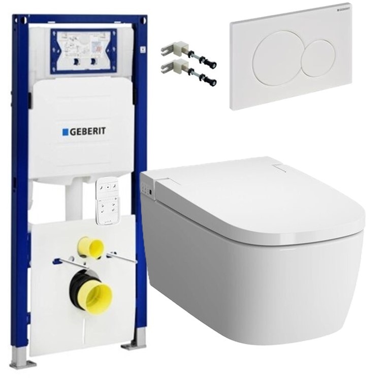 VitrA V-Care Comfort Douche WC + Geberit Set | Aanbieding - Sanitear