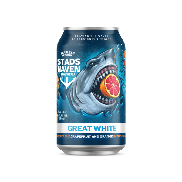 Stadshaven Great White 12x33CL | Bier groothandel voor horeca en ...