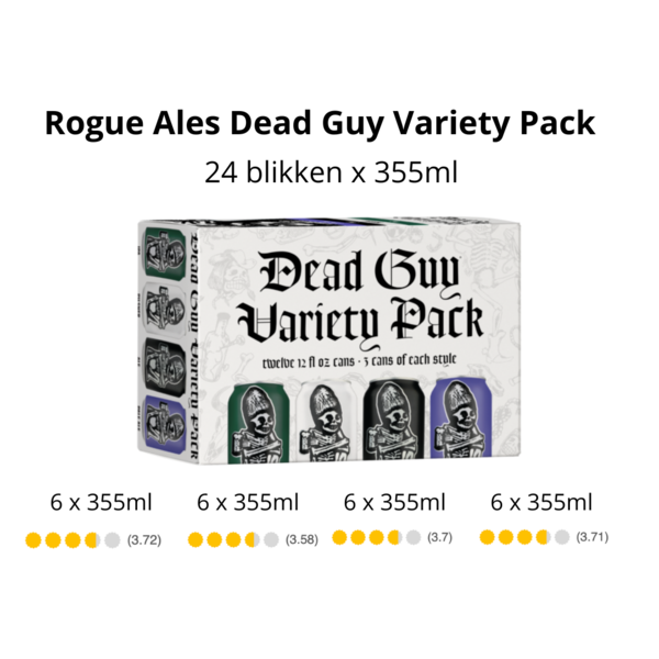 Rogue Dead Guy Variety Pack October 2024 | Bier groothandel voor horeca ...
