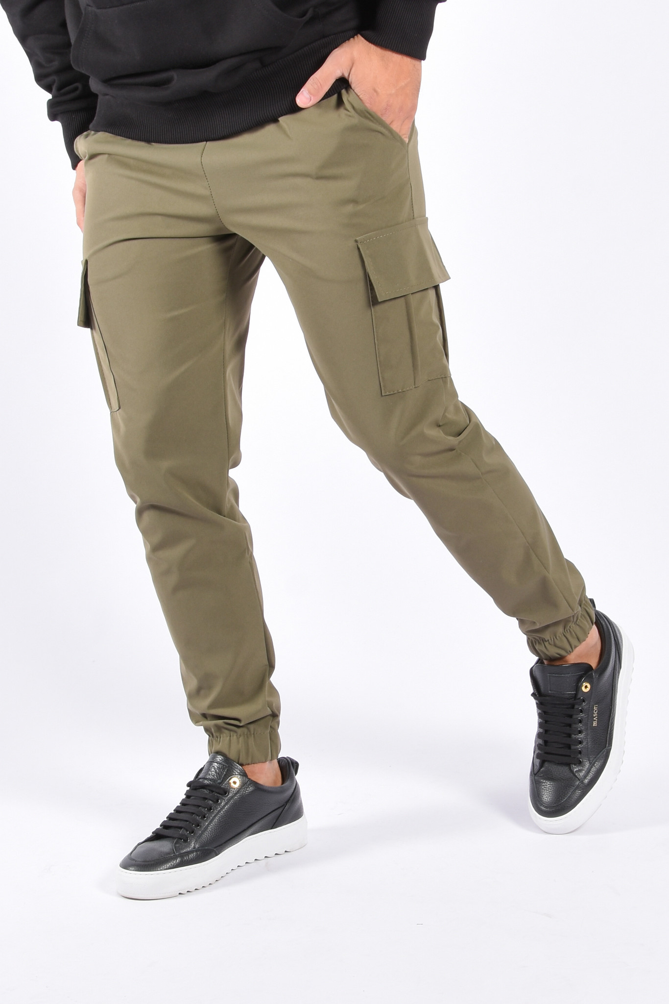 Cargo Pants “Diego” Green - Yugo Menswear Herenmode Winkel Heerlen en ...