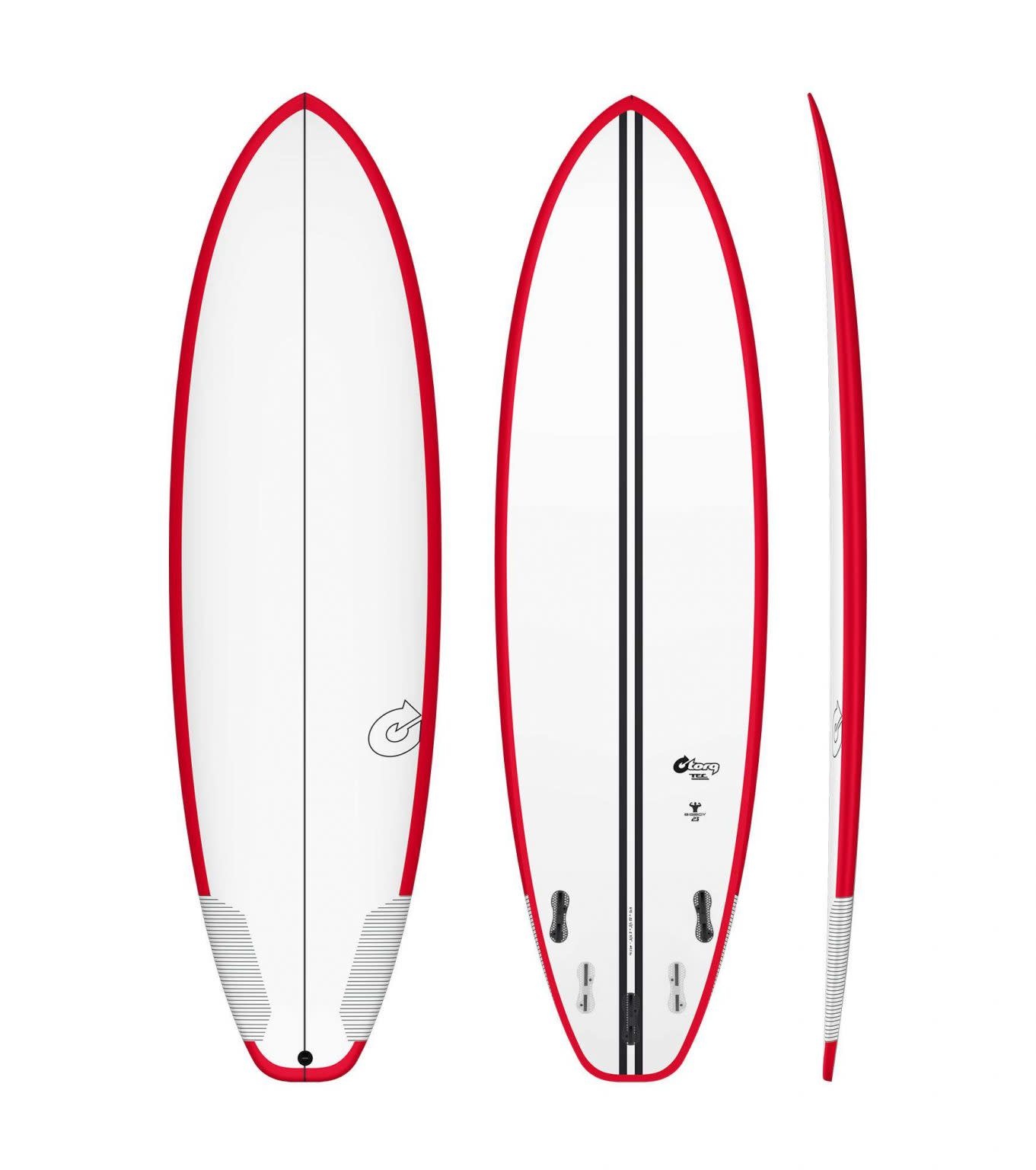 Torq TEC Bigboy 6'10'' Red Rail te koop bij Aloha's Surfshop. - Aloha ...