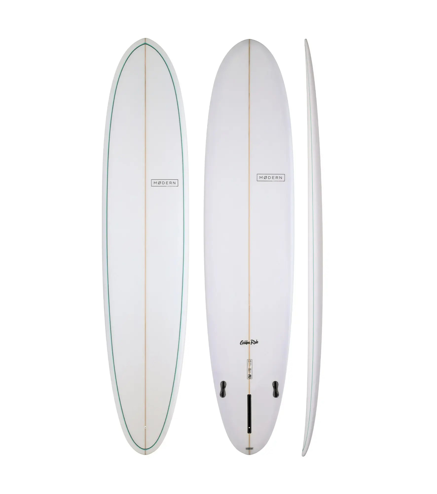 9'1 Modern Golden Rule PU - FCS II - 2 + 1 - Pinlines - Aloha Beachclub ...