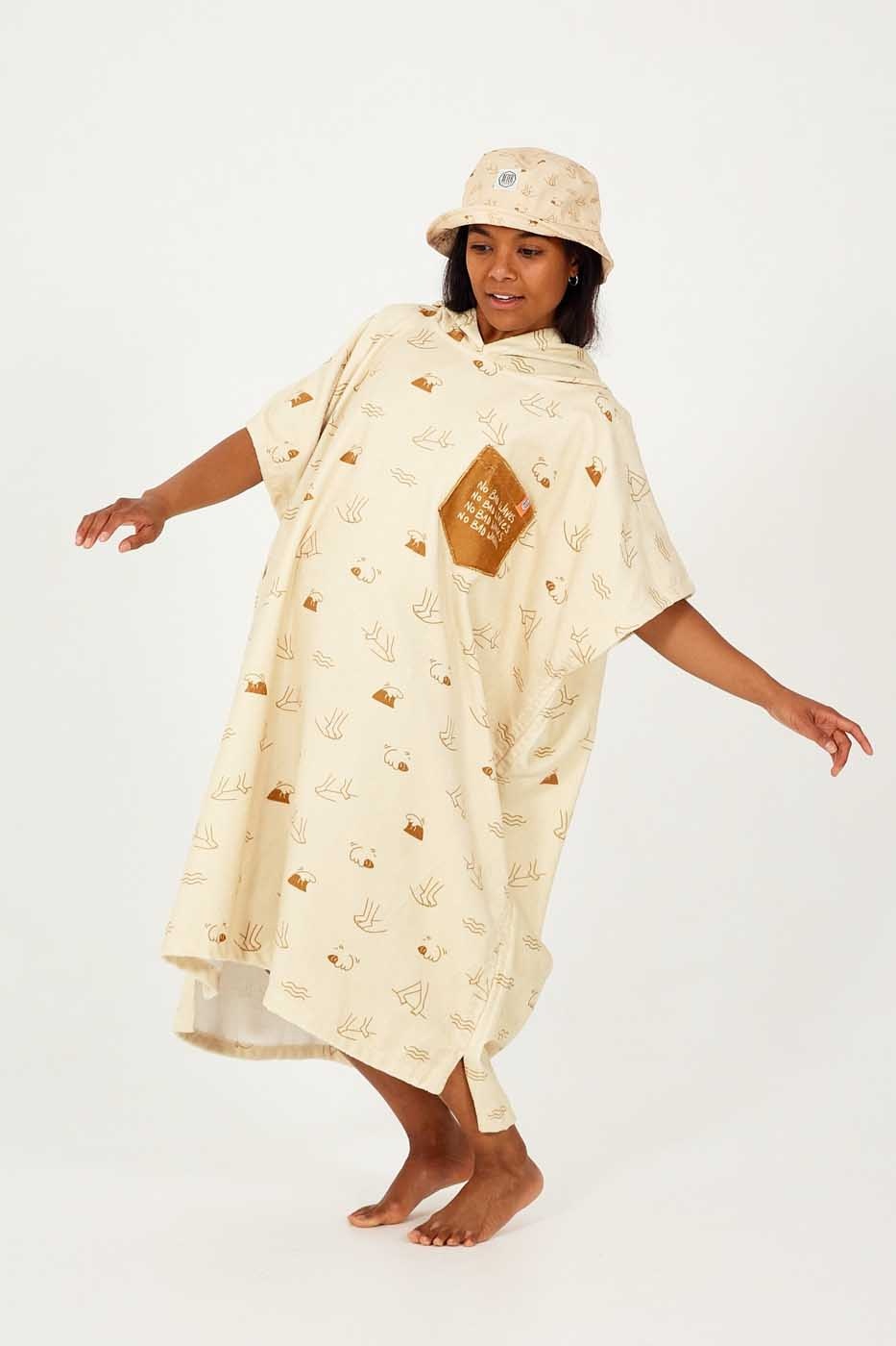 After Surf Poncho Artist Series Juliette Macchiato - Aloha Beachclub ...