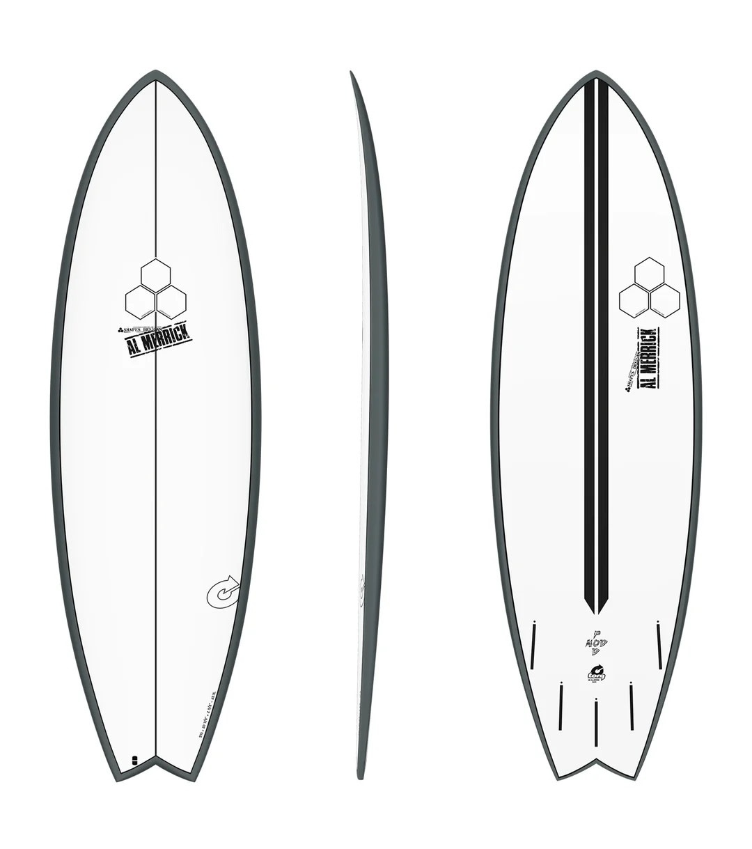 Torq 6'6 Channel Islands Pod Mod X-Lite 3.0 Graphite Rail - Aloha ...