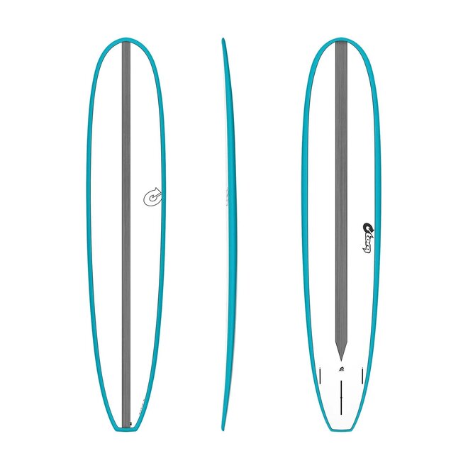 Torq Torq Longboard CS - Futures - 2 + 1 Fin 9'1 Teal Rail - Aloha ...