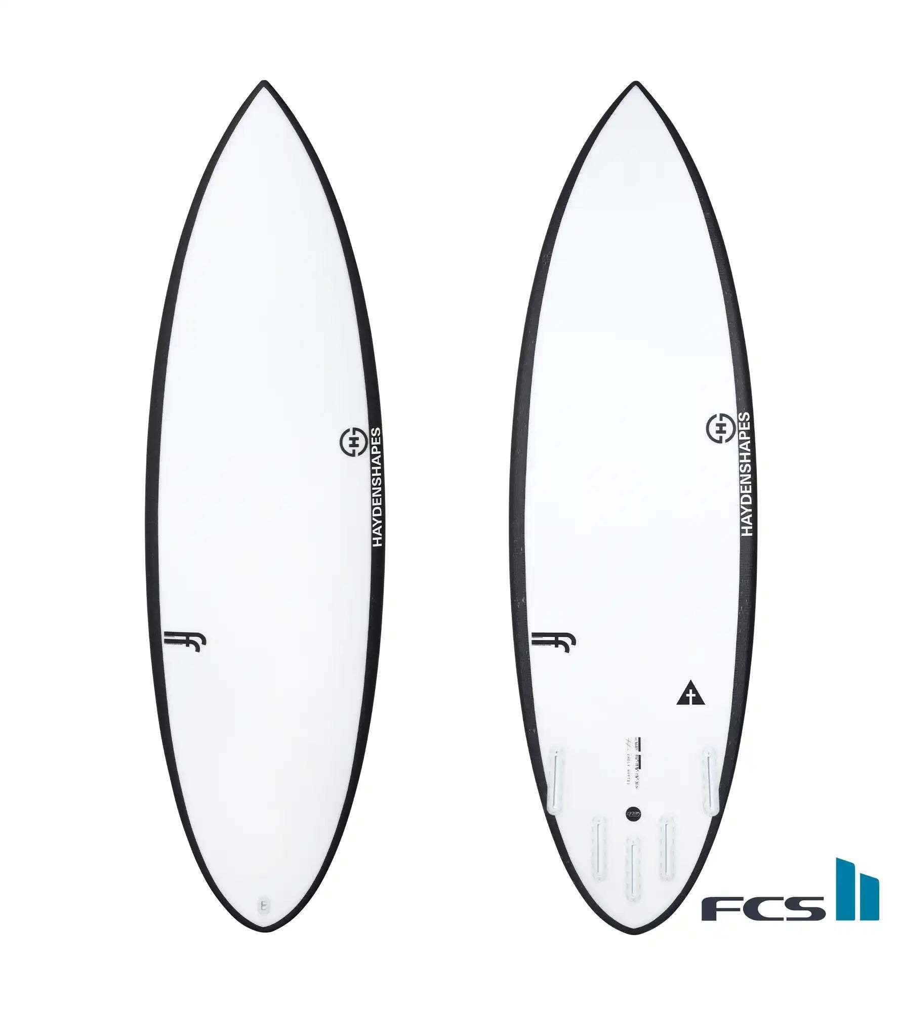 Hayden Shapes Haydenshapes Holy Hypto FF - FCS II - 5 Fin 5'8 Clear ...