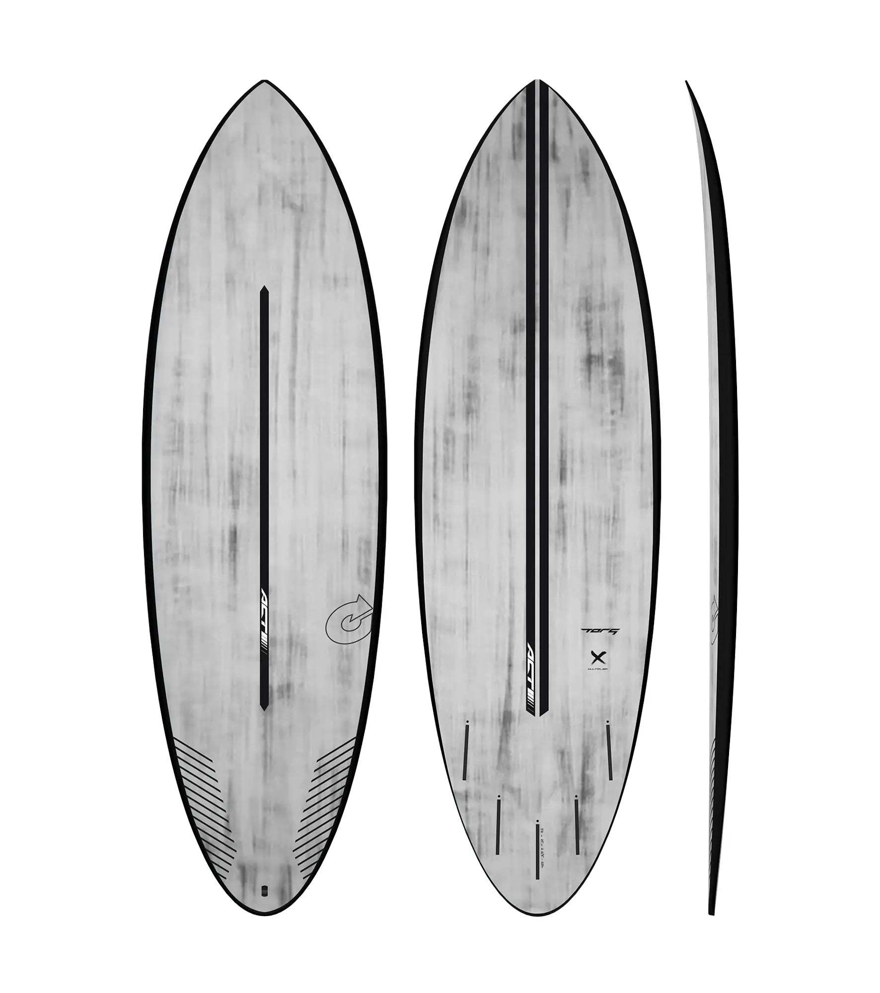 Torq Multiplier ACT - Futures - 5 Fin 6'0 Black Rail - Aloha Beachclub ...