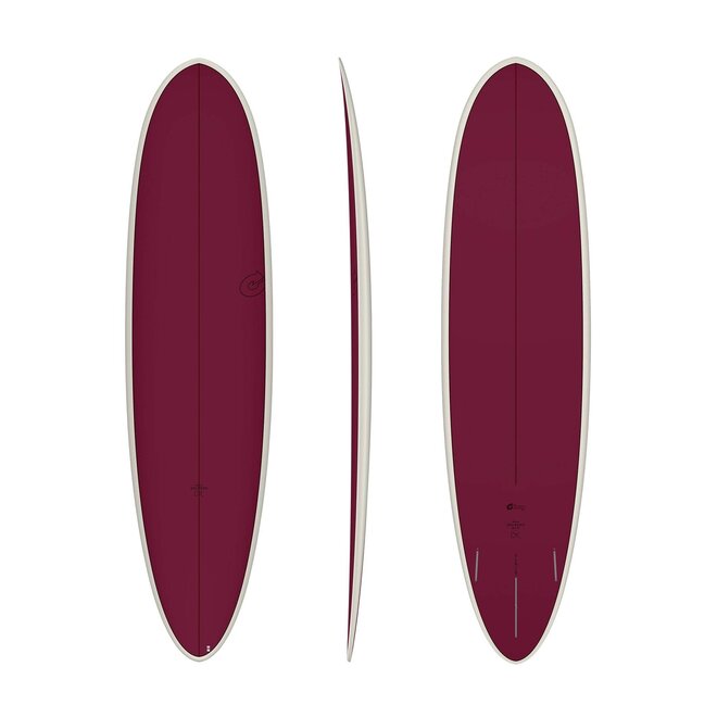 Torq Delpero Mid Pro Wide TET - Futures - 2 + 1 7'6 Burgundy - Aloha ...