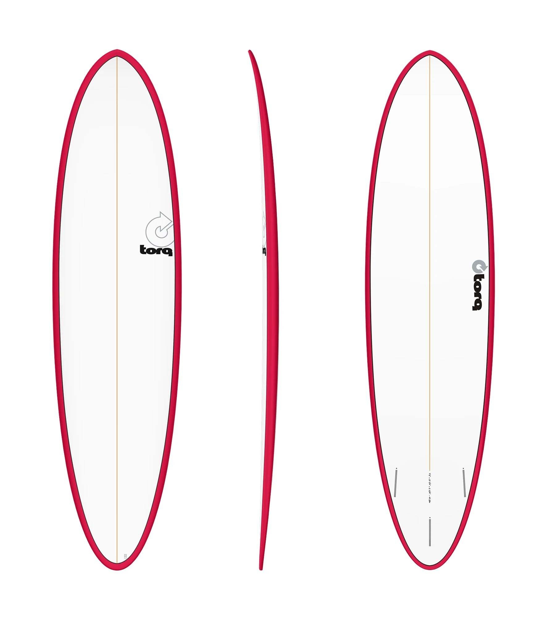 Torq Mod Fun TET - Futures - 3 Fin - End of Range 6'8 Berry Rail ...