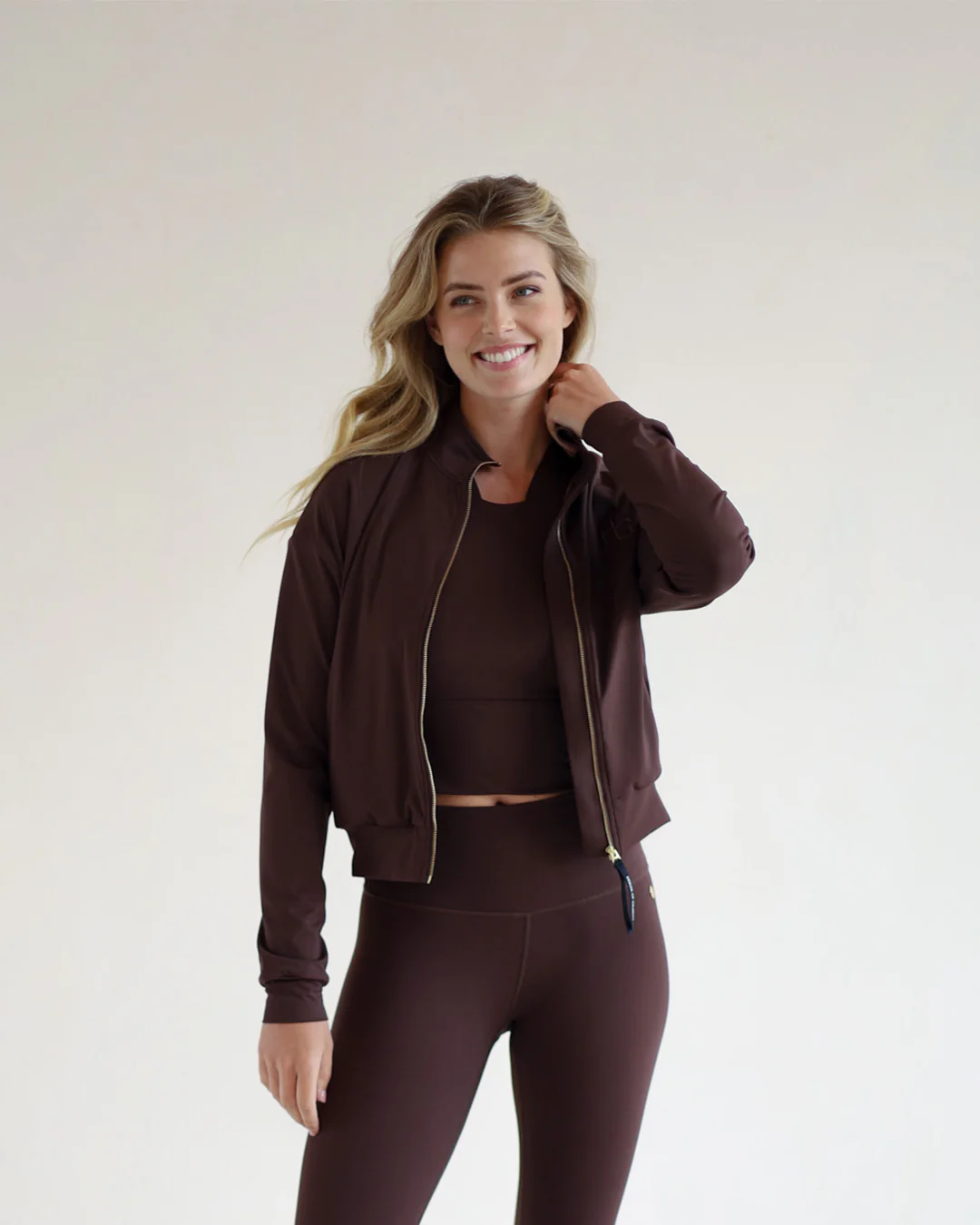 House of Gravity Active Jacket - Cacao Brown - Yogisha Amsterdam