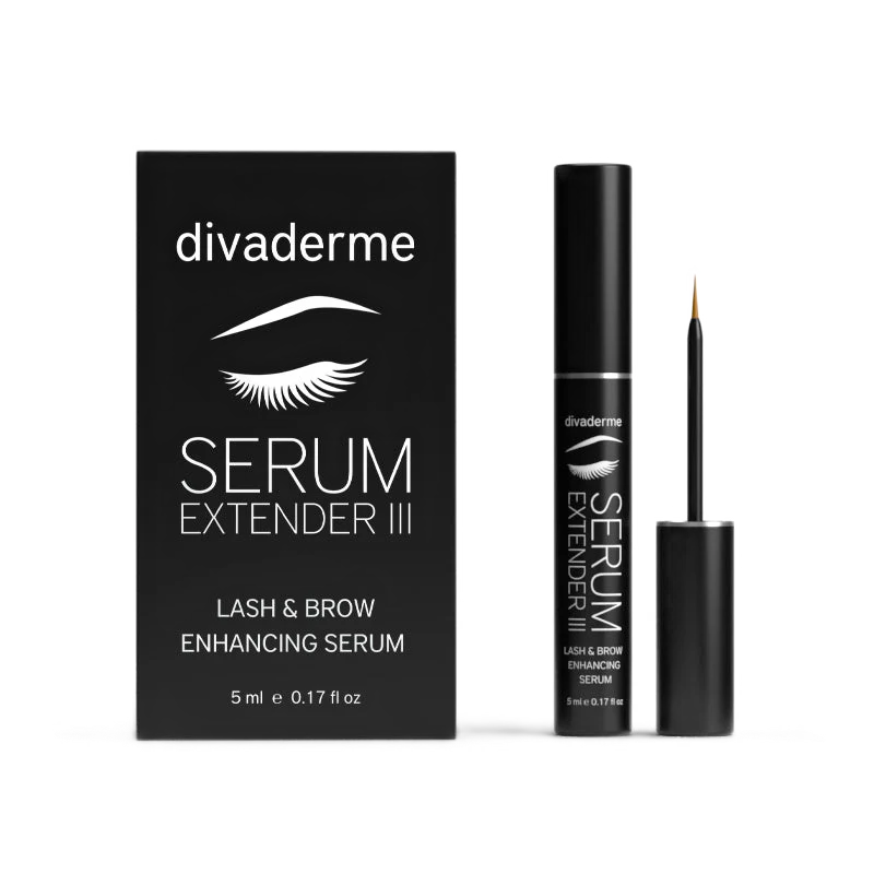 Divaderme Lash & Brow serum extender III met peptide 5ml - Viva Donna