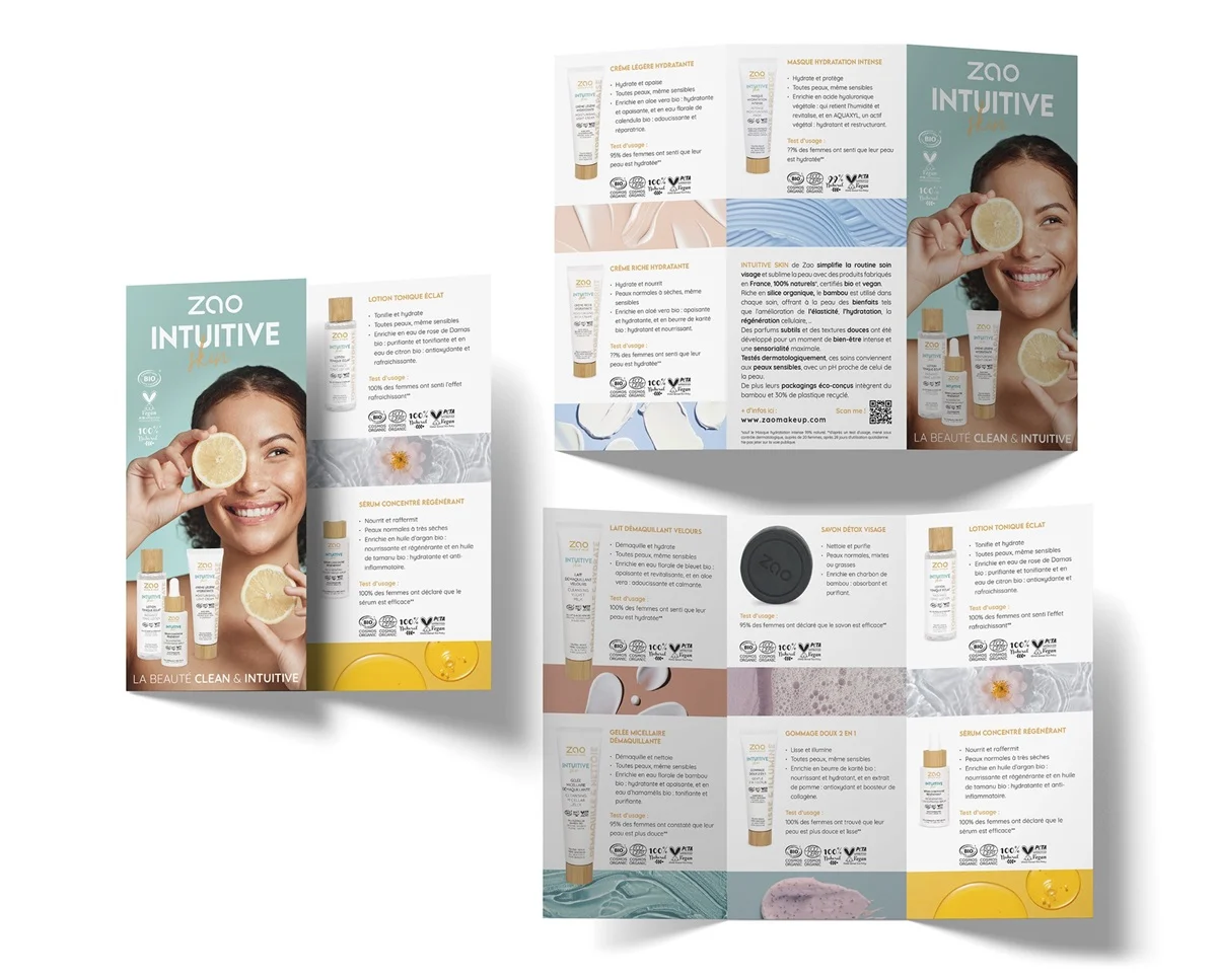 ZAO Brochure skincare | Natuurlijke make-up - Viva Donna