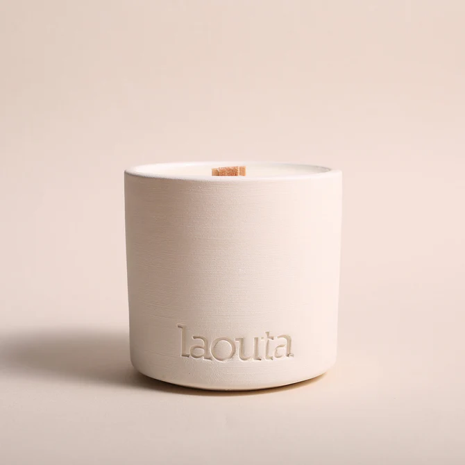 LAOUTA Natural Soy Candle Bitter Almond - Viva Donna