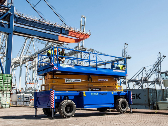 Diesel Schaarlift 21,5 meter huren