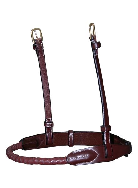 Dy'on DC Leather Covered Rope Noseband - House of Horses