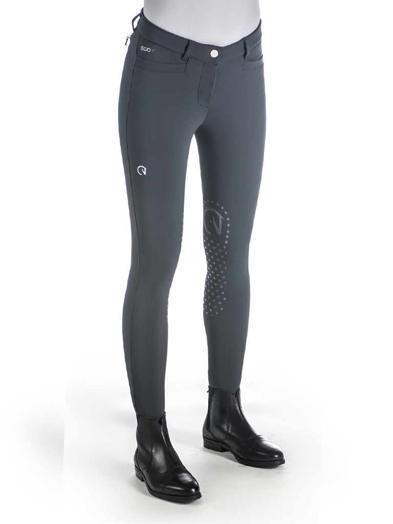 Ego7 Jumping EJ Riding Breeches Gray - House of Horses