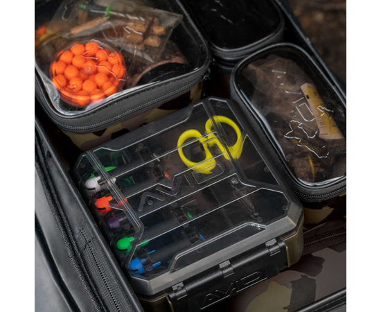 De Avid Carp Reload Accessory Box | Gevulde box bestellen? - KarperCentrale
