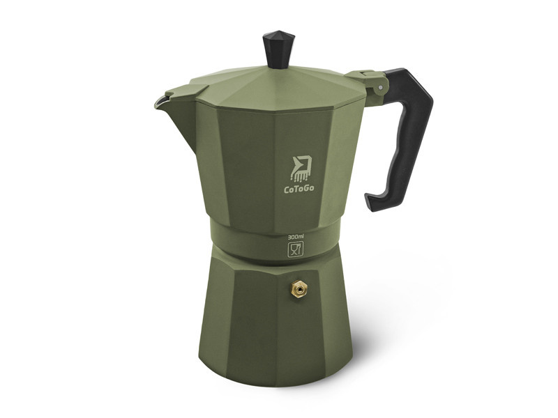 CoToGo Perculator Koffiemaker 300ml - Groen en Compact - KarperCentrale