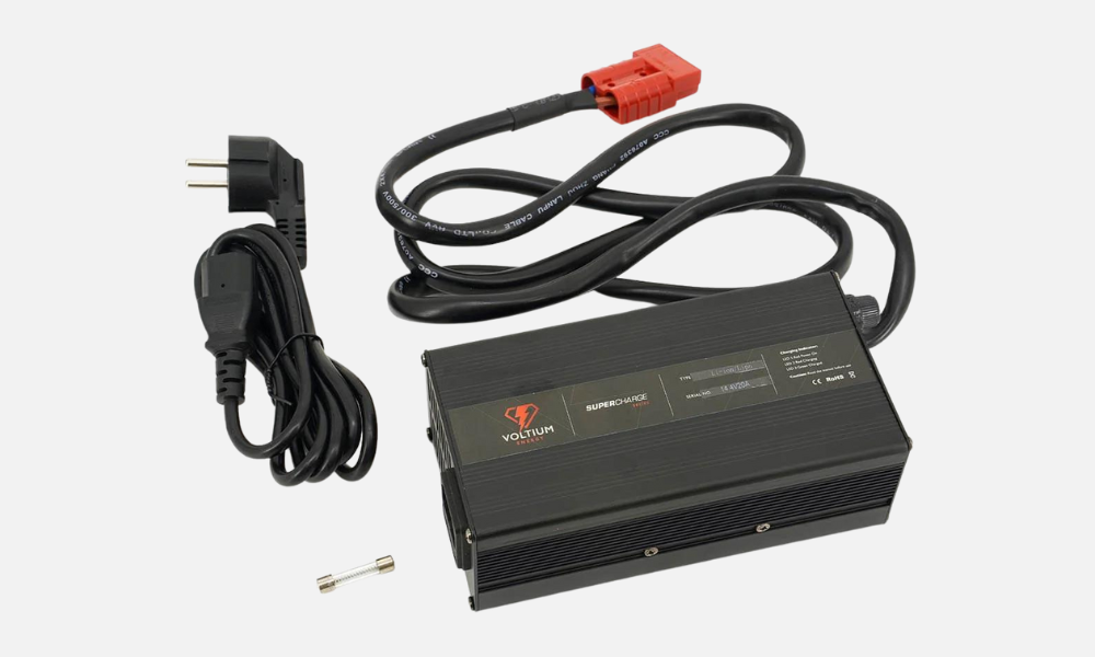 Voltium Lithium Batterijlader 12V 6A Veilig & snel laden van LiFePO4 ...