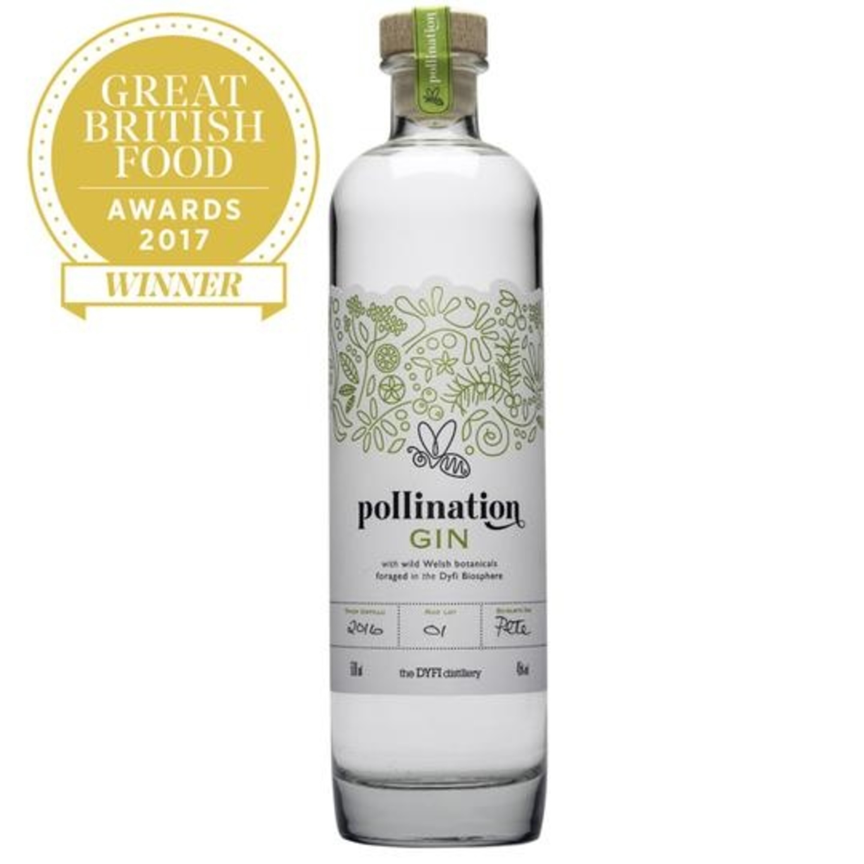 Dyfi Pollination Gin (50cl, 45%Vol) - Thorne Wines Limited