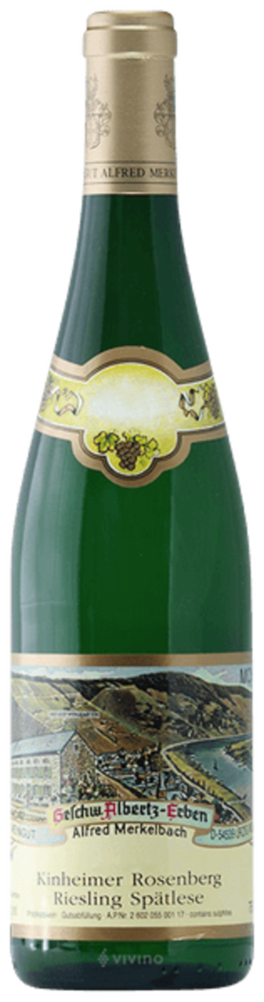Kinheimer Rosenberg Riesling Spatlese, Merkelbach 2019 Mosel - Thorne ...