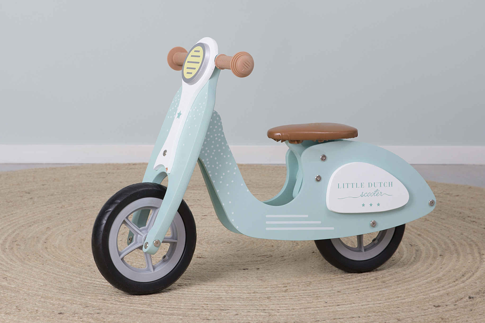 Tiamo Little Dutch Houten Loopscooter Mint - Marja's Shop