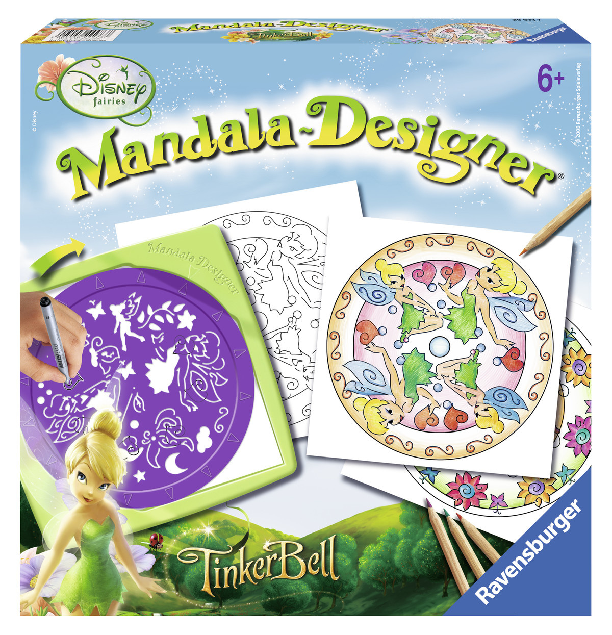 Disney Fairies Tinkerbell Mandala Midi - Marja's Shop