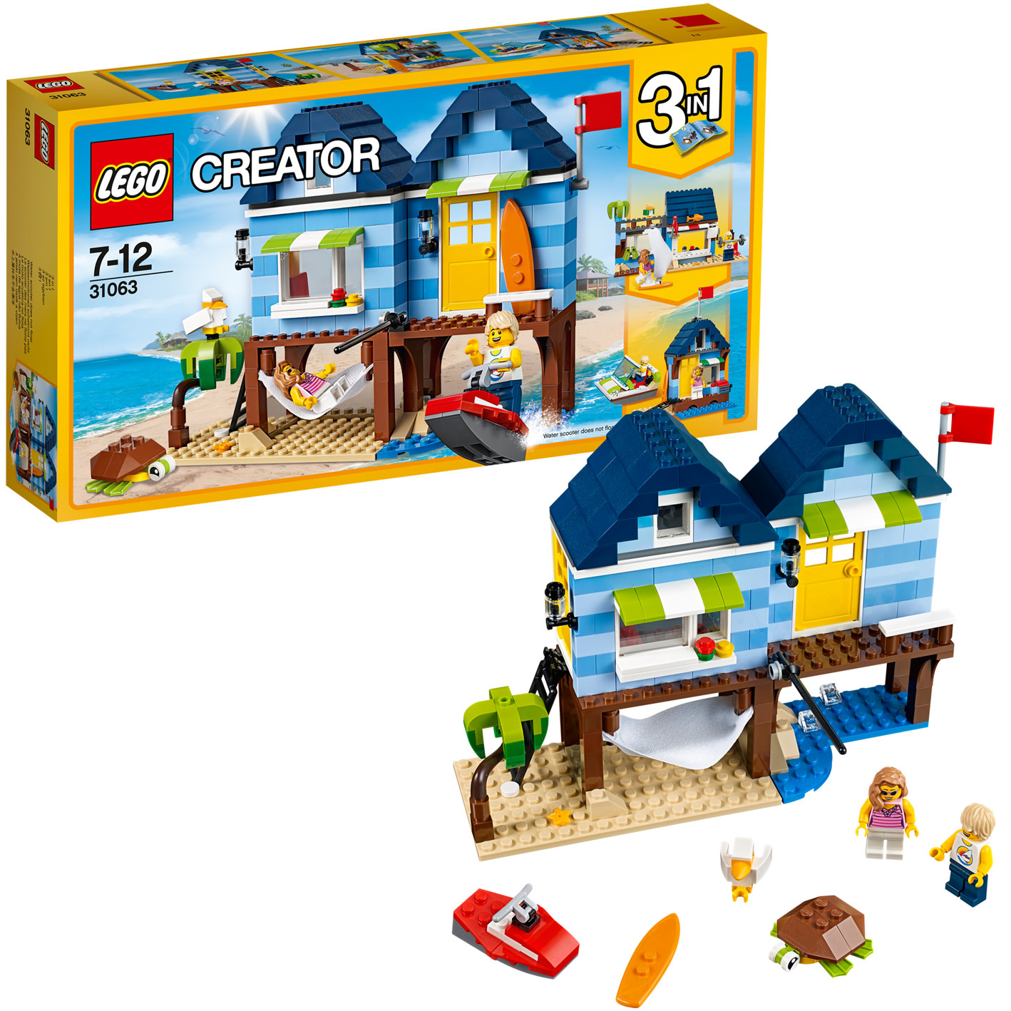 LEGO Lego Creator 31063 Strandvakantie - Marja's Shop