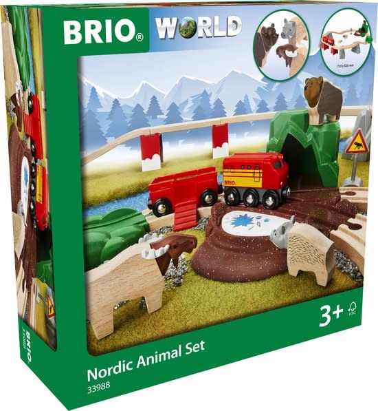 Brio 33988 Noordelijke Dierenset - Nordic Animal Set - Marja's Shop