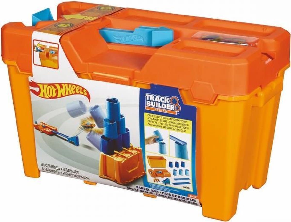 Hot Wheels Track Builder Box oranje - Marja's Shop