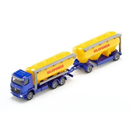Siku Siku Farmer 1809 Mercededs met Siloaanhanger (1:87) - Marja's Shop