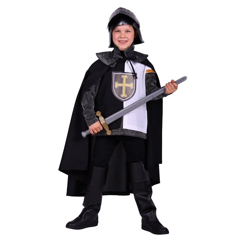 Ridder Kostuum Kind "Ironheart", Zwart-Wit - De verkleedzolder, voor al ...