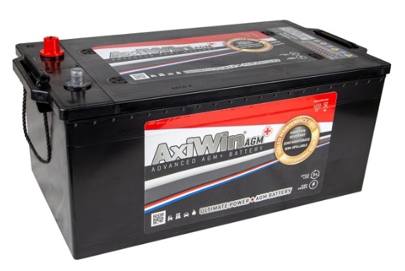 Axiwin AGM semi-tractie / solar accu: CX 220 AGM, 12V 230Ah - Accuweb.nl