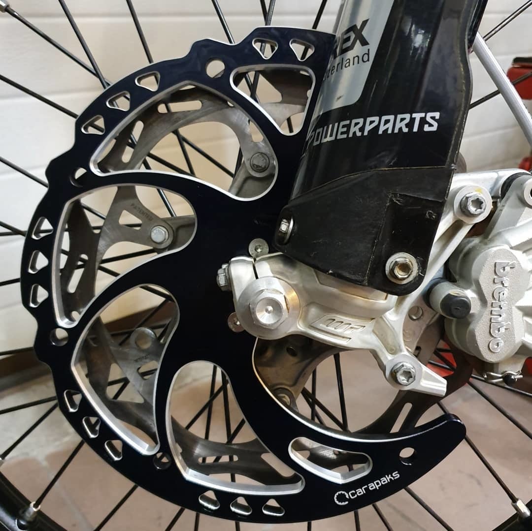 Brake Disc Guard front ALU - Hard Enduro Shop