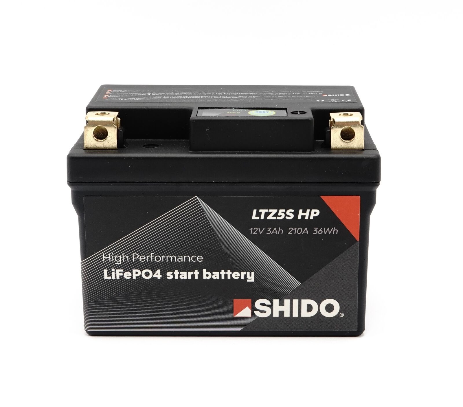 Shido Battery LiFePO4 - Hard Enduro Shop
