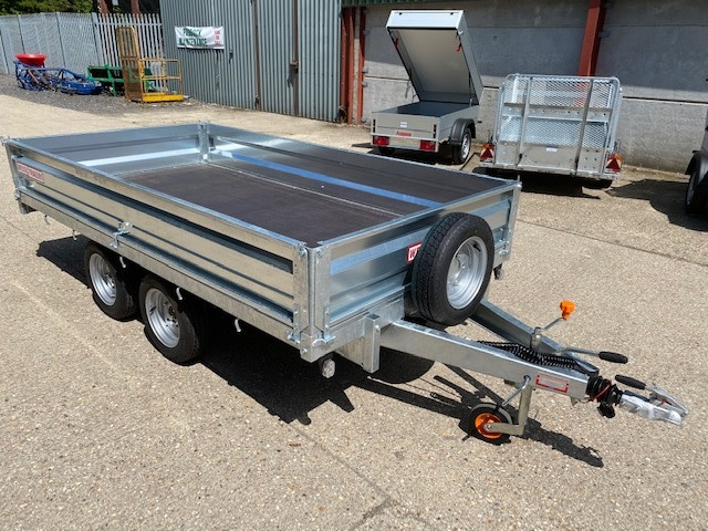 Wessex PL105 Platform Trailer, Drop Sides, Spare Wheel & Carrier ...