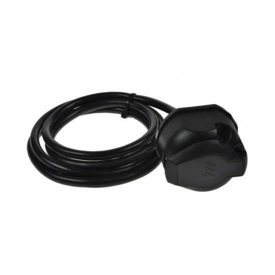 13 Pin Socket 2m 8 Core Cable Tow bar Wiring Kit - Fieldfare Trailer Centre