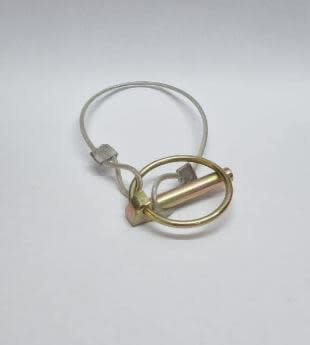 8mm Lynch Pin & 20cm Plastic Coated Wire - Fieldfare Trailer Centre