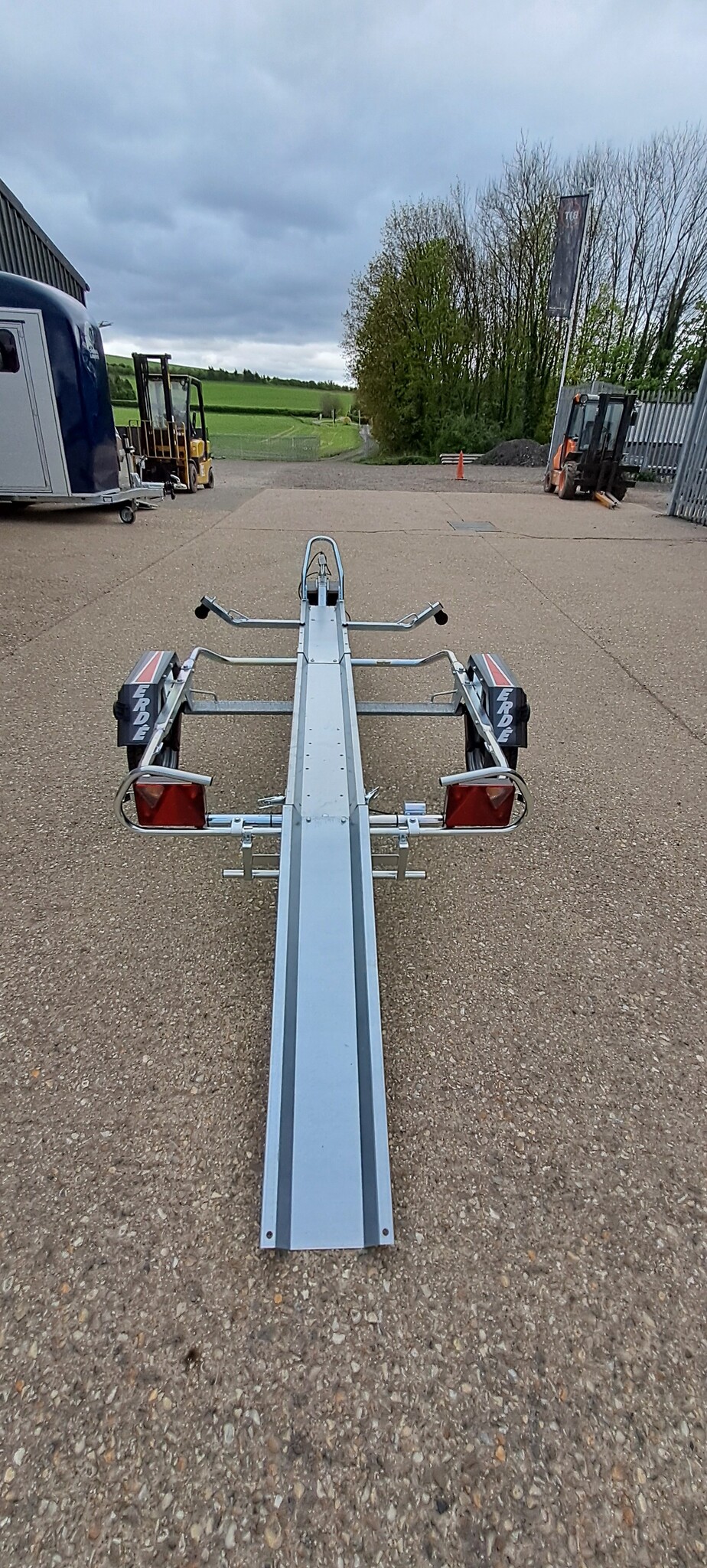 Erde PM310 Motorbike Trailer 240KG Load Capacity with 1m Loading Ramp ...